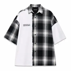 MYSIMPLICATED Grey / White ® Grey Division Overshirt - Grey/white