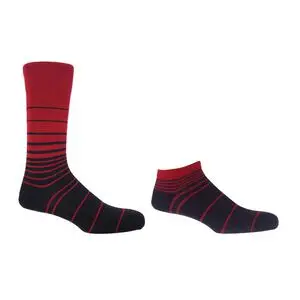 PEPER HAROW - MADE IN ENGLAND Peper Harow Retro Stripe Socks Bundle - Red
