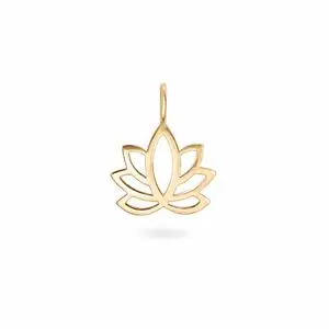 ZOHREH Lotus Flower Pendant 9k - Gold