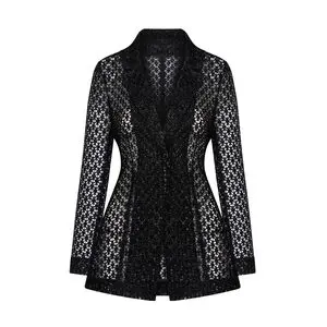 ELSAVA Lace Tailored Blazer