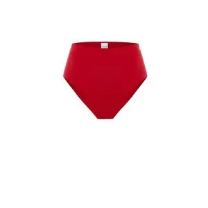 PCFG The Solar Reflections High-waisted Bikini Bottom - Red
