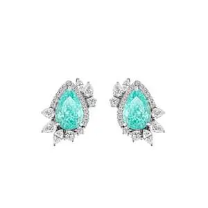 Arte Madrid Casa Real Marina Statement Earrings - Blue