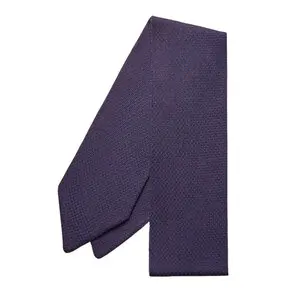 SERRAN LONDON Blue / Brown Merino Wool & Rpet Eco Scarf Blue, Brown - Blue/brown
