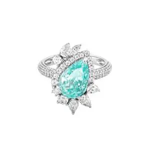 Arte Madrid Casa Real Marina Statement Ring - Blue