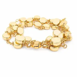 REJECTED HEARTS CLUB What Golds Around Comes Around Coin Bracelet - Gold