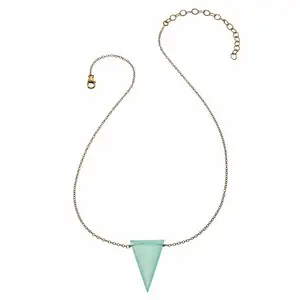 HEATHER HAWKINS Gemstone Pendant Necklace - Blue/green