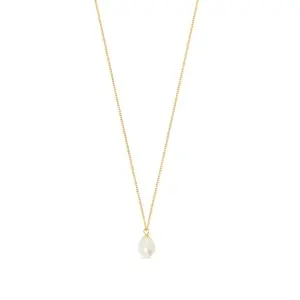 ESTERAH Pearl Drop Necklace - Gold