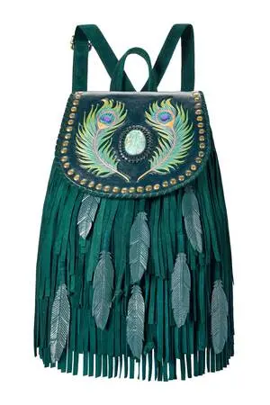 JODI LEE Garden Of Eden Backpack Jade - Green