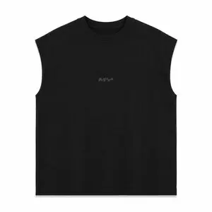 MYSIMPLICATED Oversized Sleeveless Tee - Black