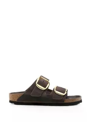 BIRKENSTOCK Arizona Double Strap Buckle Sandals - Brown
