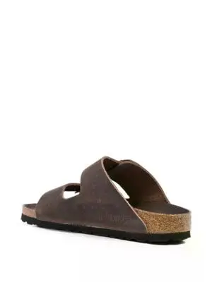 BIRKENSTOCK Arizona Double Strap Buckle Sandals - Brown