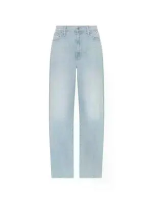 MOTHER High-waisted Wide-leg Jeans - Blue