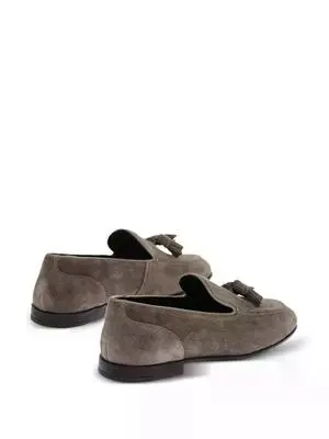Corneliani Tassel-detail Suede Loafers