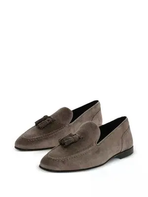 Corneliani Tassel-detail Suede Loafers
