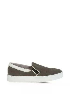 Corneliani Slip-on Sneakers - Green