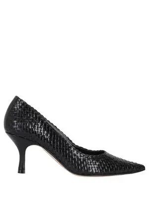 LA ROSE Moritz Woven Pumps - Black