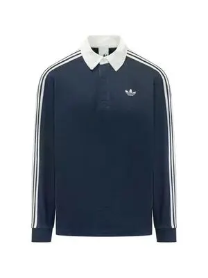 Adidas 3-stripes Rugby Long-sleeve Polo