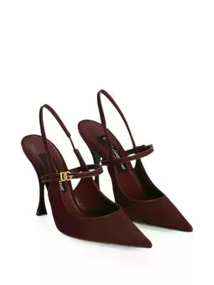 Dolce & Gabbana Suede Slingback Pumps