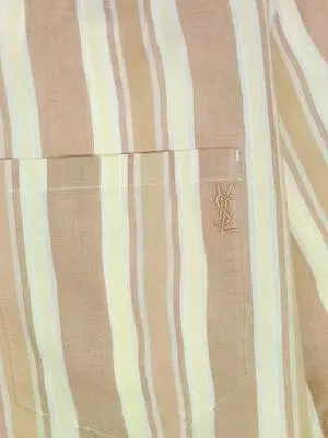 Saint Laurent Striped Cotton Shirt