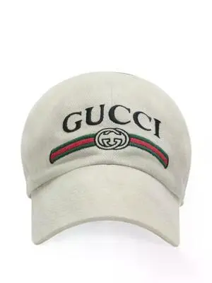 Gucci Web Logo-embroidered Baseball Cap