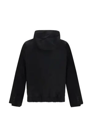 Sacai Long-sleeve Zip-up Hoodie