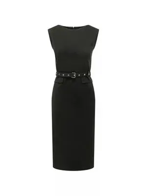 Pinko Belted Sleeveless Dress