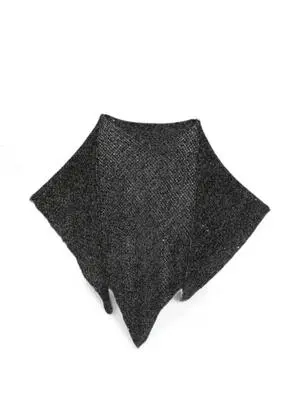 Faliero Sarti Risia Sequin-embellished Triangular Scarf - Black