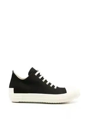 Rick Owens Low Sneaks Lace-up Sneakers - Black