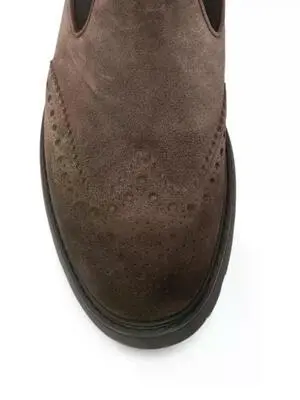 DOUCAL'S Brogue-detail Chelsea Boots