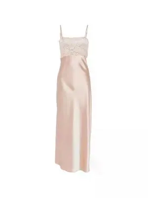 AYA MUSE Myra Lace-panel Maxi Dress