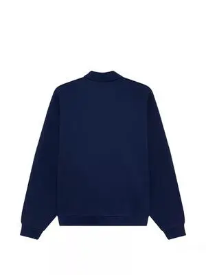 AUTRY Logo-print Polo-collar Sweatshirt