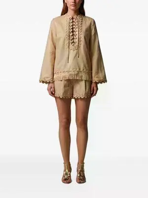 Zimmermann Mahon Lace-up Tunic Top