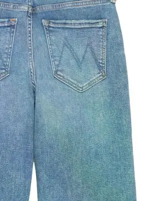 MOTHER Whiskered Faded-effect Jeans