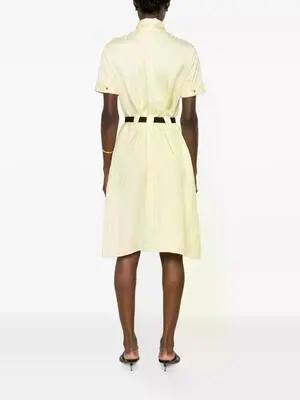 Versace Greca-jacquard Midi Shirt Dress
