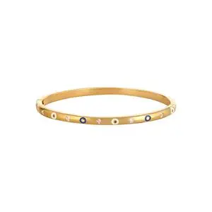 KARMA AND LUCK Evil Eye Cuff Bracelet - Gold