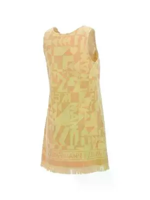 Zimmermann Solstice Geometric-pattern Fringed Mini Dress