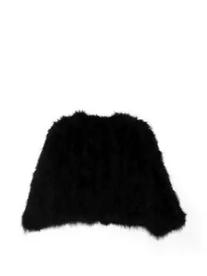 LISKA Marabou-feather Jacket