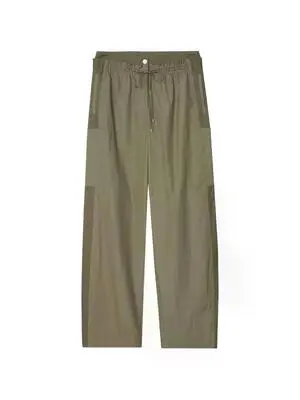 3.1 Phillip Lim Double-waistband Poplin Trousers - Green