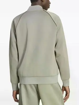 Adidas Logo-embroidered Zip-up Sweatshirt