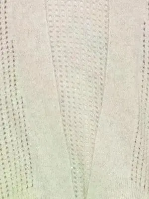 Peserico Sequin-embellished Open-knit Cardigan