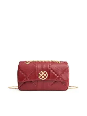 ORANGE CUBE Mosaic Diamond Chain Bag Retro - Red