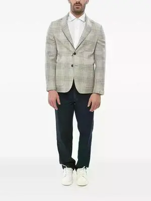 Corneliani Circle Check-pattern Blazer