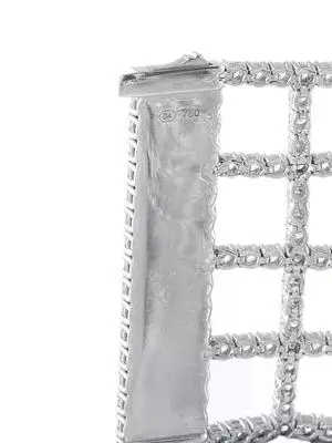 LB EXCLUSIVE 18k White Gold Diamond Lattice Bracelet