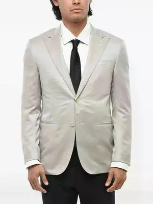 Corneliani Single-breasted Blazer - Grey