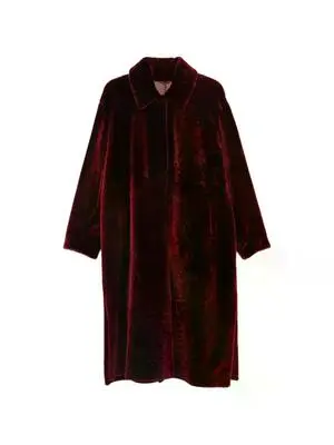 MANZONI 24 Spread-collar Coat - Red