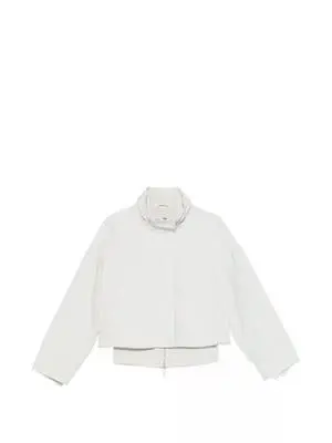 Emporio Armani High-neck Bomber Jacket - Neutrals