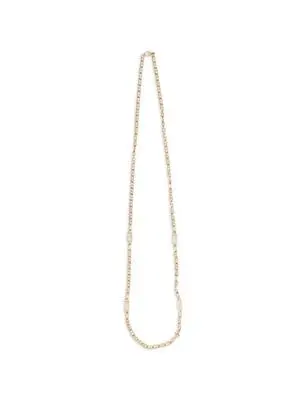 Vintage Crystal-embellished Chain Necklace