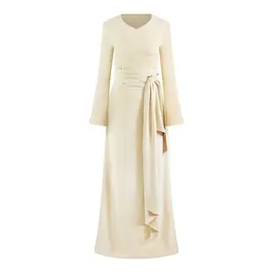 RAYAN The Tie Dress Butter - Yellow