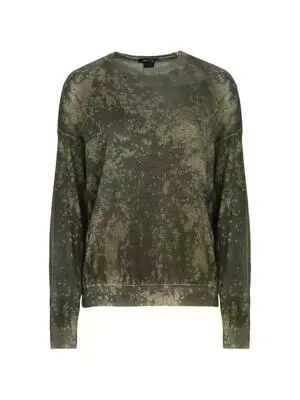 Avant Toi Mottled-effect Sweater - Green