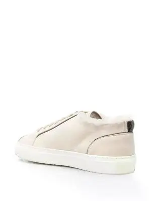 DOUCAL'S Shearling-trim Sneakers